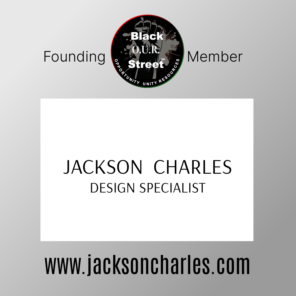 Jackson Charles Design Specialist – Black OUR Street